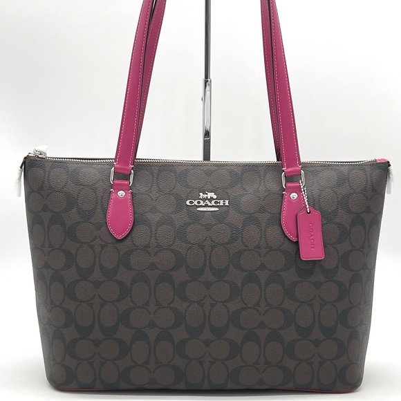 Coach | Bags | Coach Large Gallery Tote Bag In Signature Canvas | Poshmark